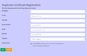 TSC Online Services System | shika.co.ke