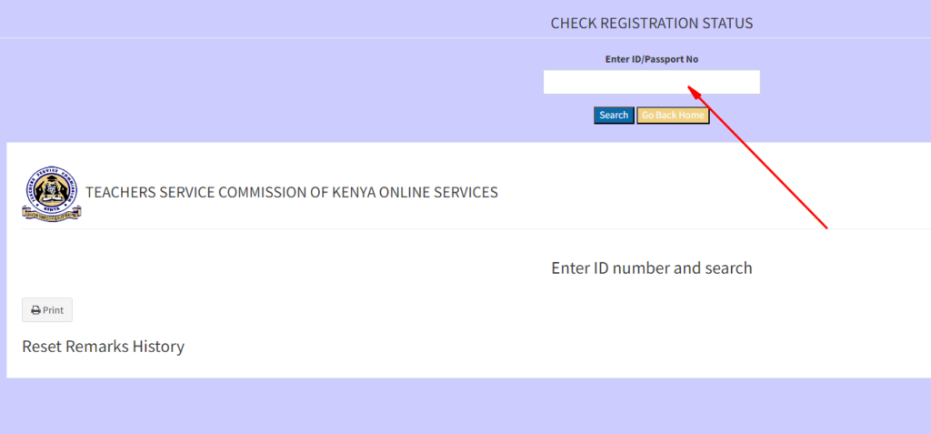 TSC Online Services System | shika.co.ke