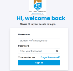 Meru National Polytechnic Student Portal: Access 2025 | shika.co.ke
