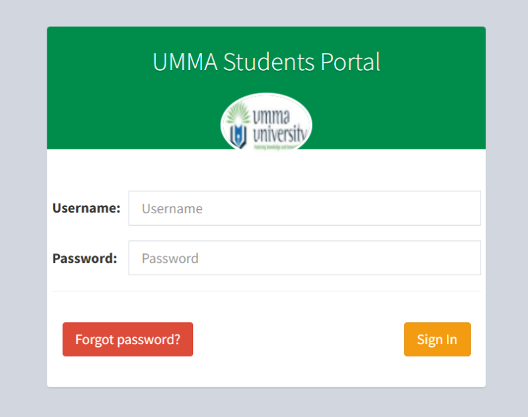 Umma Student Portal: Complete Guide for Students 2025 | shika.co.ke
